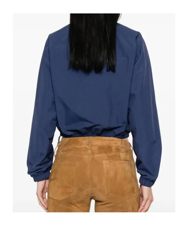 Gucci Striped Collar Zip-up Jacket