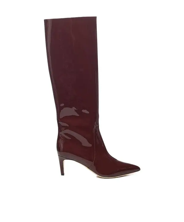 Paris Texas Pointed Toe Knee-high Stiletto Boots - Brown