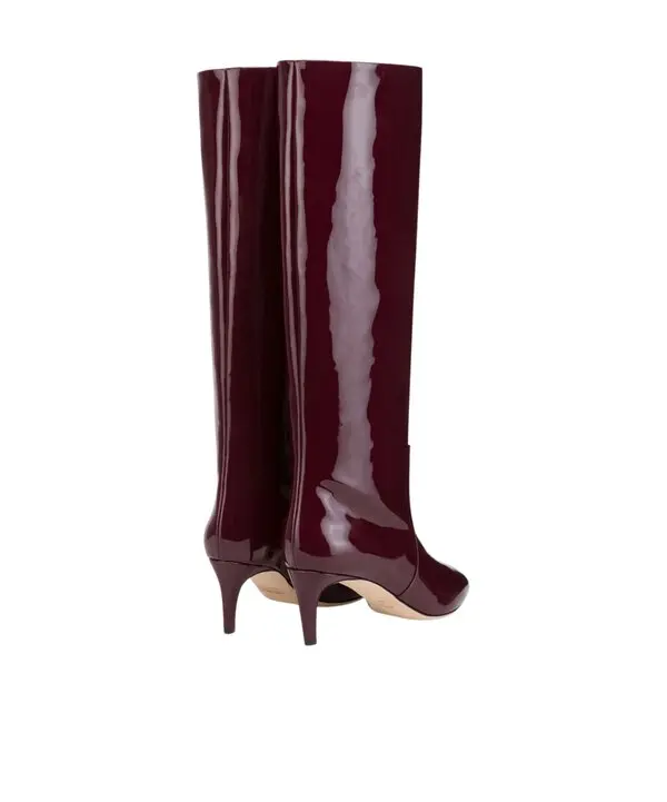 Paris Texas Pointed Toe Knee-high Stiletto Boots - Brown