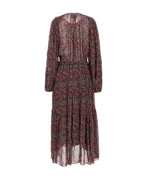Isabel Marant Étoile Floral Printed Midi Dress - Multicolor