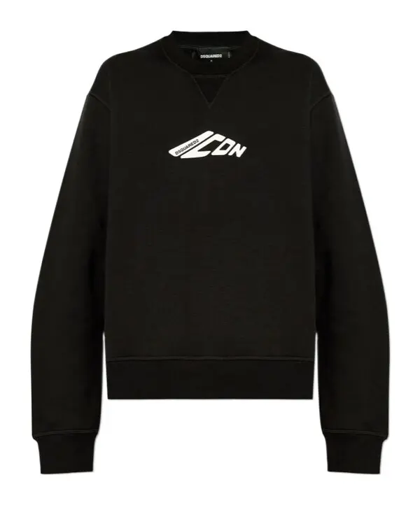 Dsquared2 Icon Logo Printed Crewneck Sweatshirt