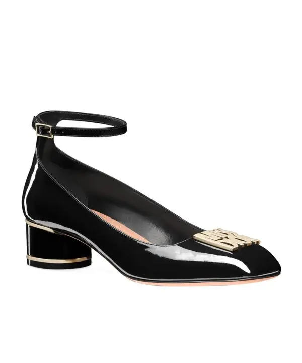 Dior Miss Pumps With Gold Tone Embellishment