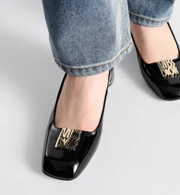 Dior Miss Pumps With Gold Tone Embellishment
