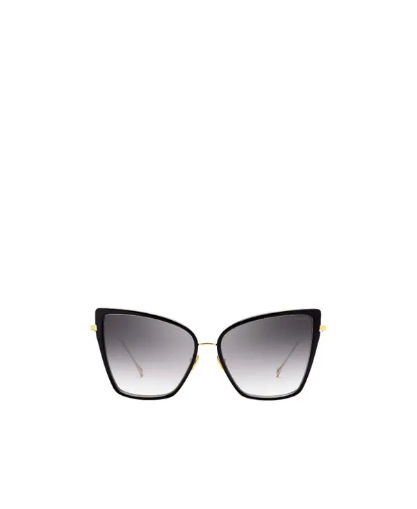 Dita Geometric Frame Sunglasses - Gray