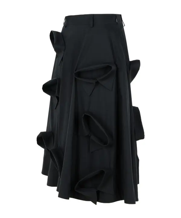 Moschino A-line Skirt With Lapel Detailing