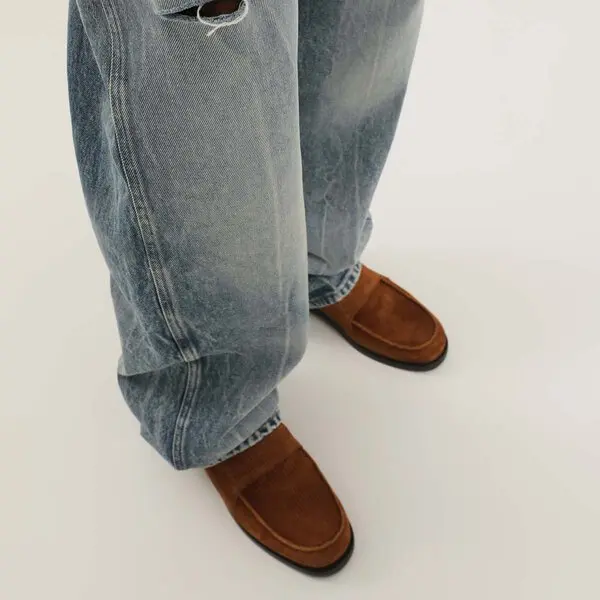 1989 STUDIO Distressed Wide-leg Jeans