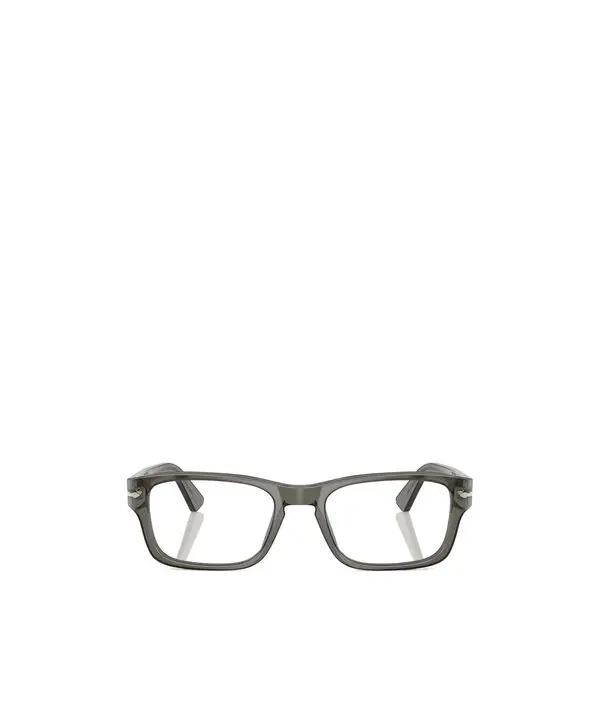 Persol Rectangular Full Rim Eyeglasses - Gray
