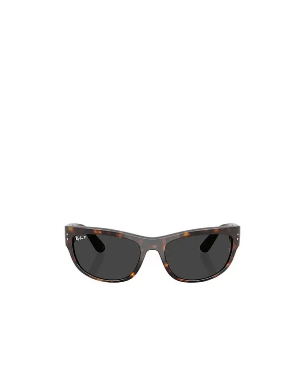 Ray-ban Mega Balorama Rectangular Sunglasses - Black