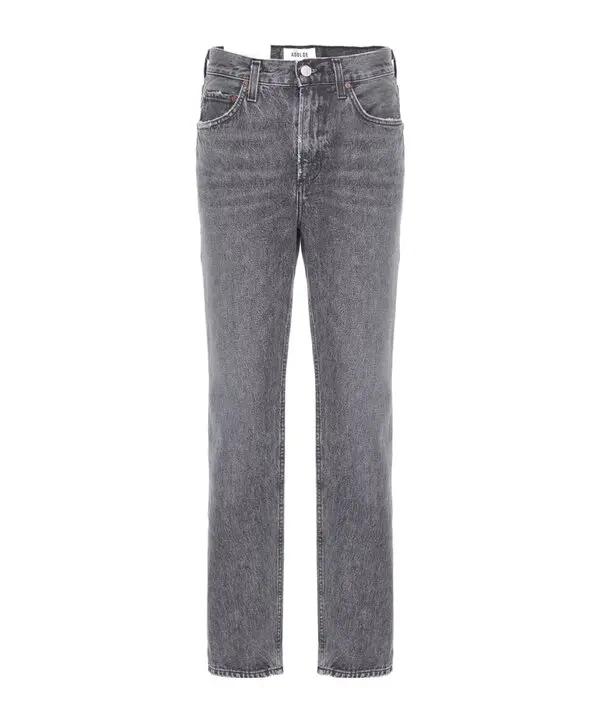 AGOLDE Valen Mid-rise Slim Cut Jeans - Gray