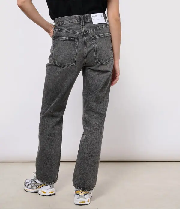 AGOLDE Valen Mid-rise Slim Cut Jeans - Gray