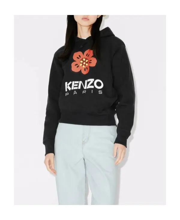 Kenzo Boke Flower Hoodie - Black