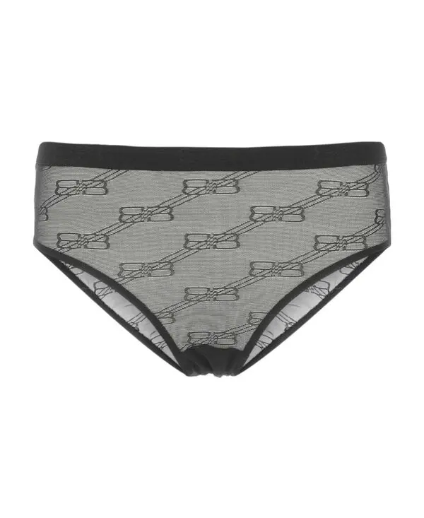 Balenciaga All-over Monogram Printed Briefs - Black