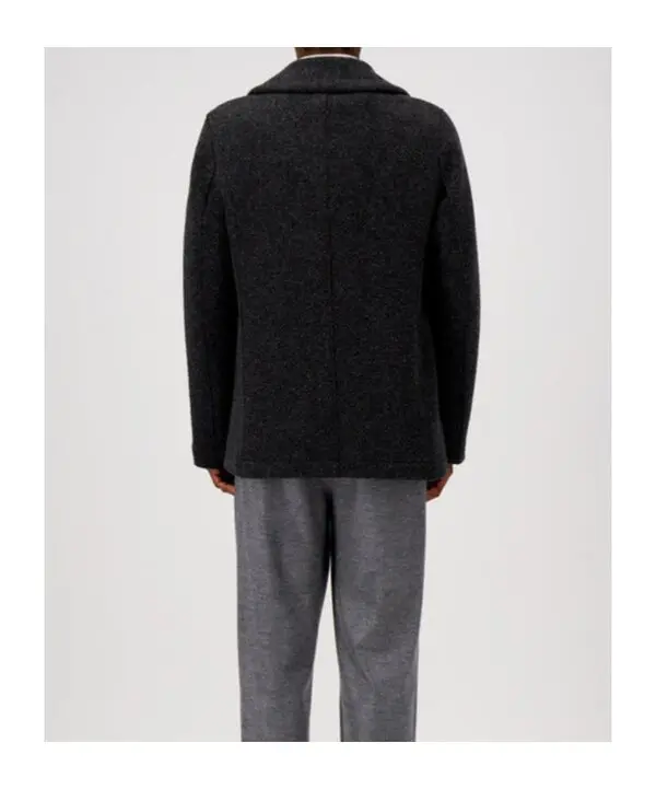 Harris Wharf London Double-breasted Wool Peacoat