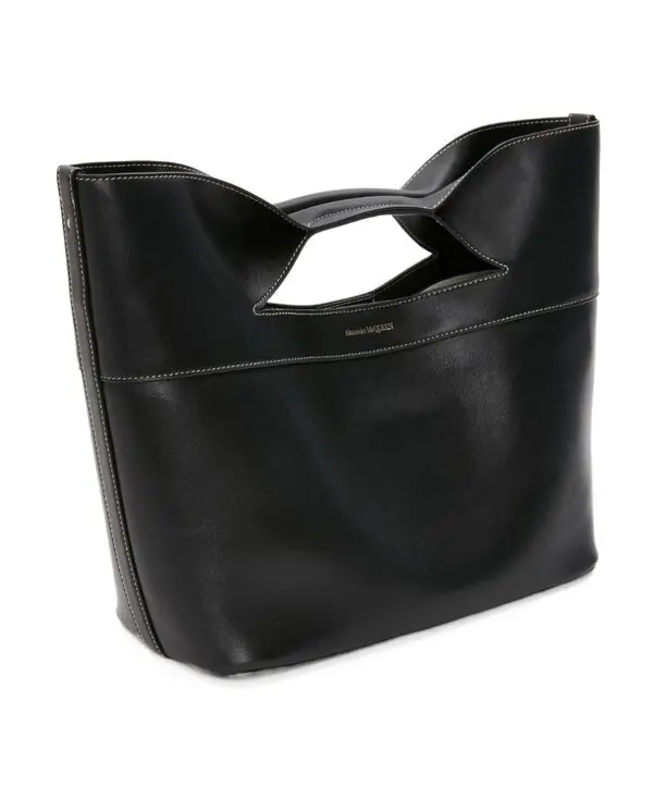 Alexander McQueen Small Top Handle Bag With Logo Detail