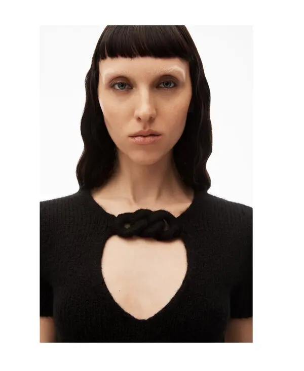 Alexander Wang Knit Mini Dress With Cut-out Detail