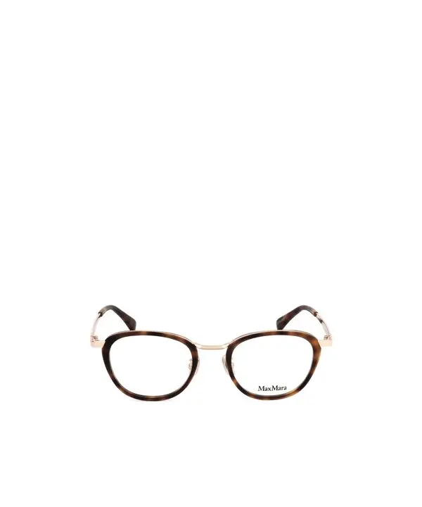 Max Mara Oval Frame Glasses - White