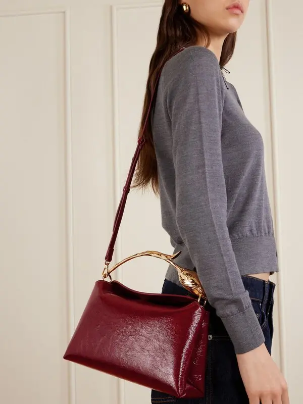 Erdem Medium Bloom Tulip-handle Tote Bag - Red