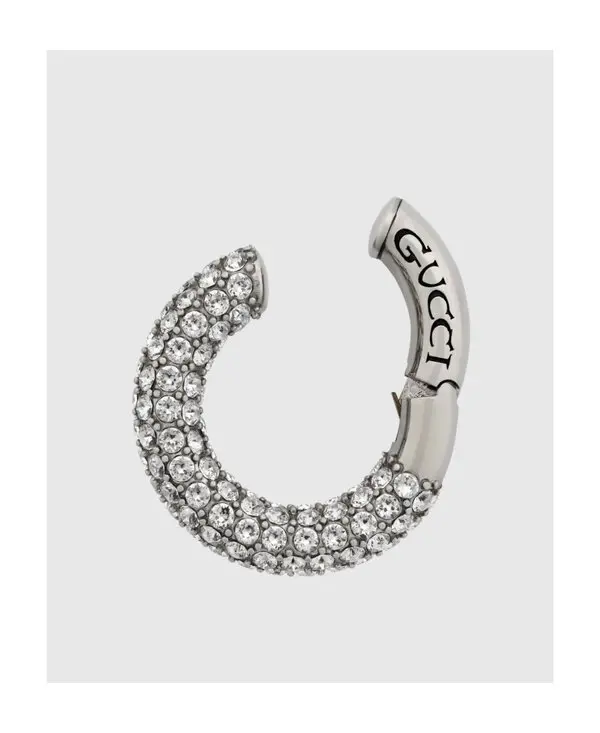 Gucci Crystal-embellished Hoop Ear Cuffs