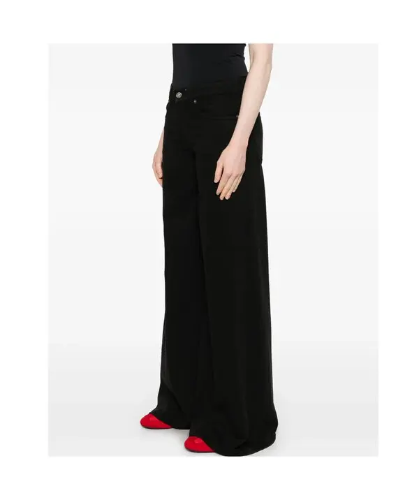 DONDUP Marlen Wide-leg Jeans - Black