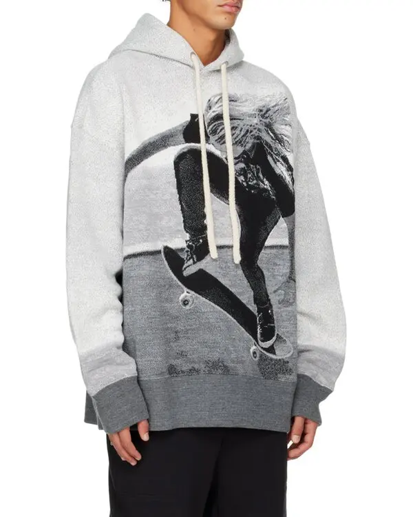 Palm Angels Graphic-printed Drawstring Hoodie