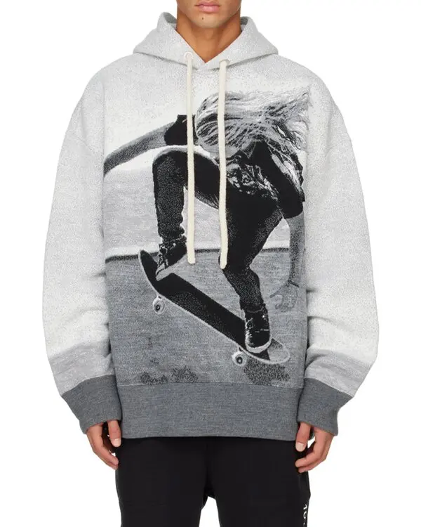 Palm Angels Graphic-printed Drawstring Hoodie