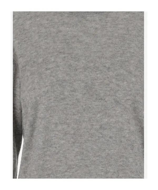 Saint Laurent Ribbed Crew Neck Sweater