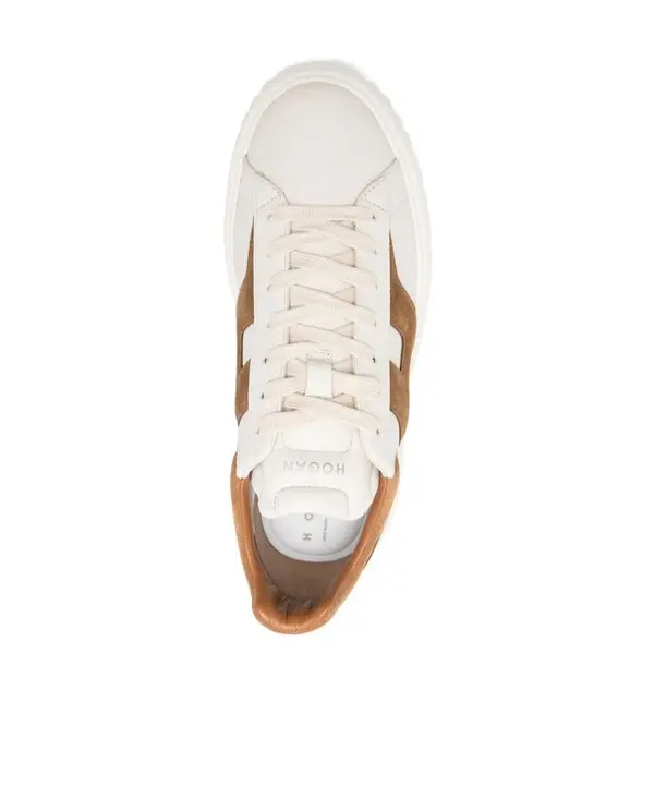 Hogan H-striped Platform Sneakers - White