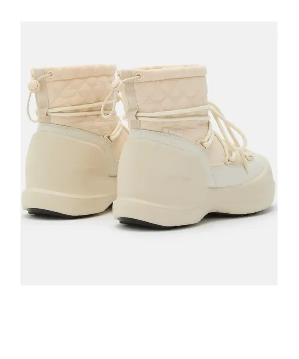Moon Boot Mezzaluna Quilted Boots - Cream