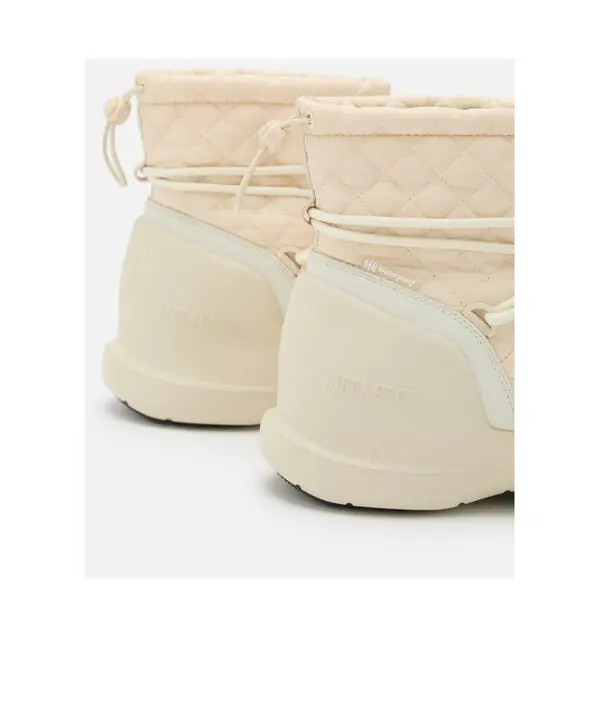 Moon Boot Mezzaluna Quilted Boots - Cream