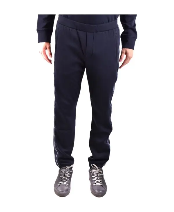 Emporio Armani Logo-tape Track Pants - Black