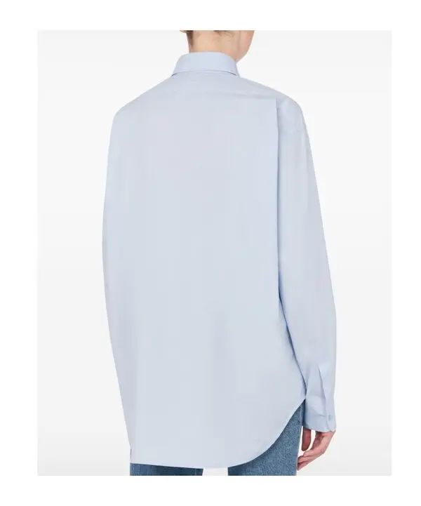 Moschino Office Inspiration Stretched Poplin Shirt