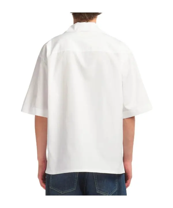 Marni Short-sleeve Logo Printed Shirt - White