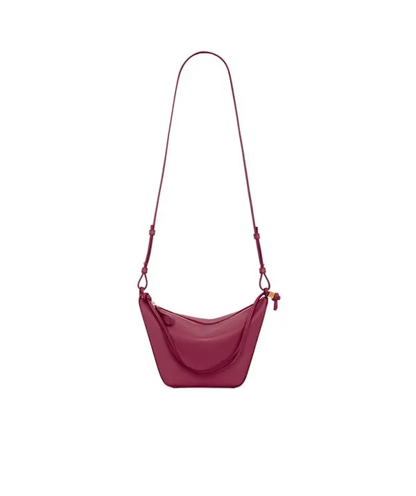 Loewe Hammock Mini Hobo Bag - Deep Red