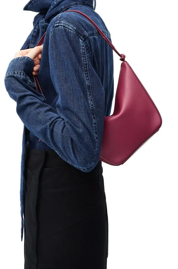 Loewe Hammock Mini Hobo Bag - Deep Red