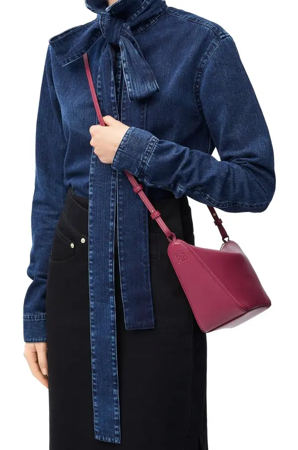 Loewe Hammock Mini Hobo Bag - Deep Red