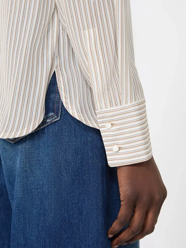 Max Mara Flirt Striped Shirt - Camel