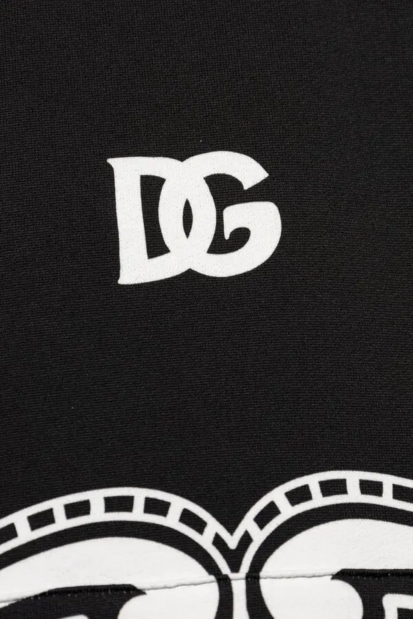 Dolce & Gabbana Bandana Print Drop Shoulder Hoodie