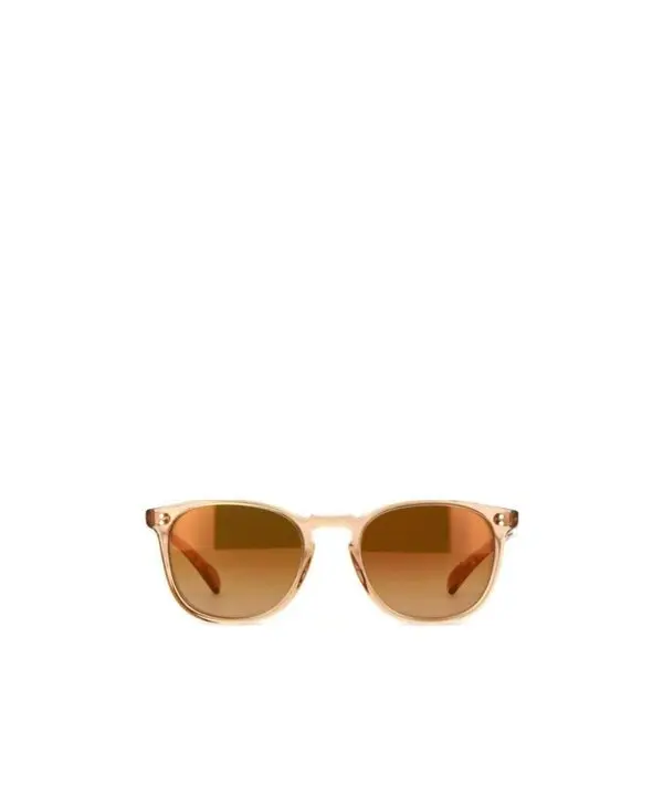 Oliver Spencer Geometric Frame Logo Sunglasses - Brown