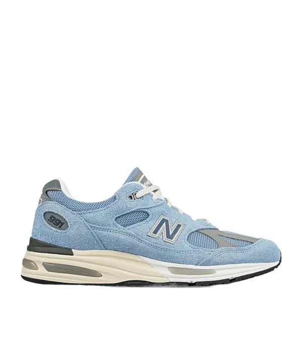 NEW BALANCE Logo Patch Lace-up Sneakers - Blue