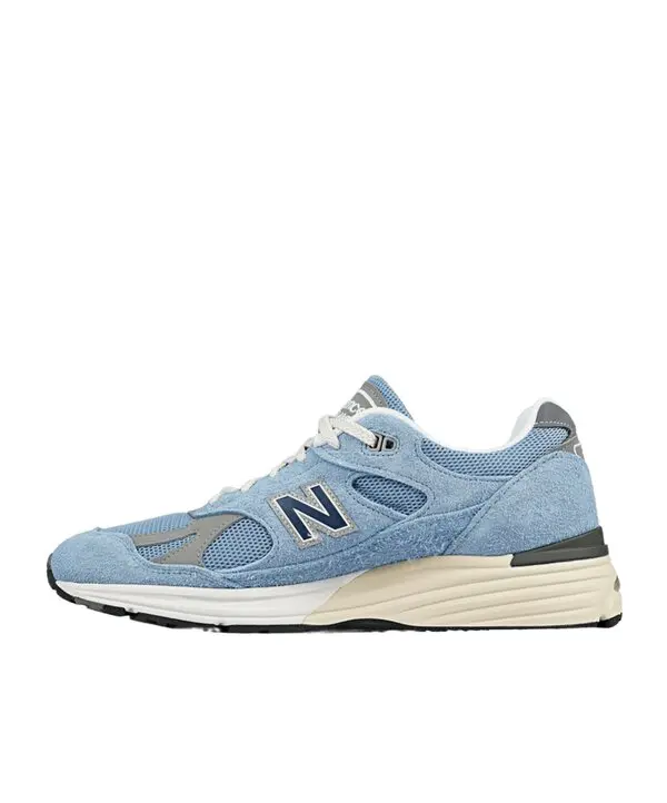 NEW BALANCE Logo Patch Lace-up Sneakers - Blue