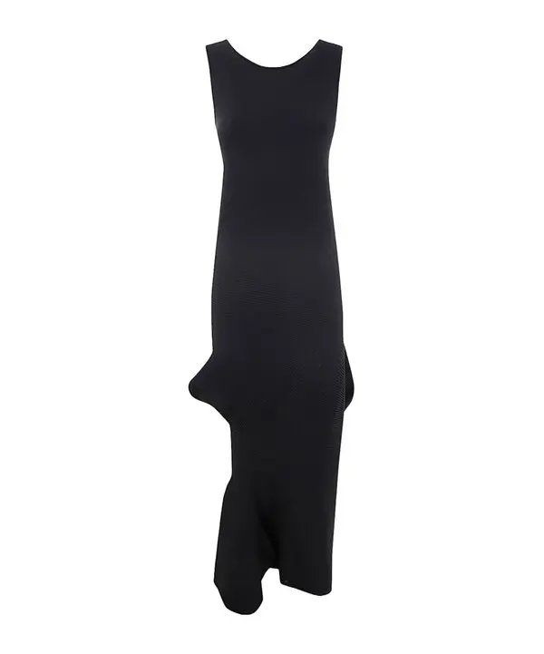 Issey Miyake Sleeveless Maxi Dress - Black