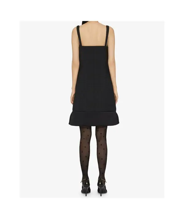 Givenchy Monogram Jacquard Dress With Twisted Straps
