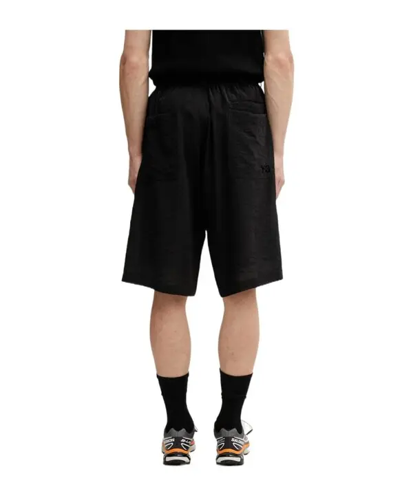 Y3 Oversized Pleated Shorts