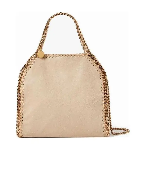 Stella McCartney Chain-trim Shoulder Bag - Nude