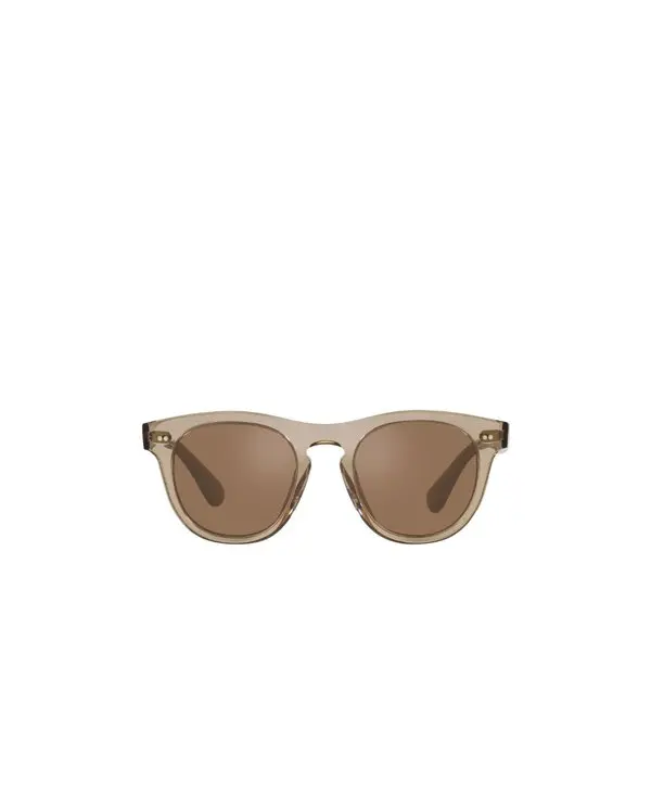 Oliver Spencer Logo Temples Sunglasses - Brown