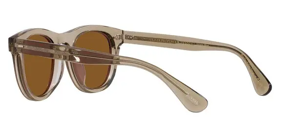 Oliver Spencer Logo Temples Sunglasses - Brown