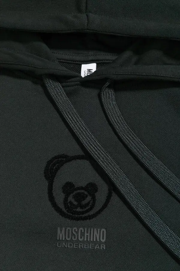 Moschino Long Sleeved Hooded Sweatshirt