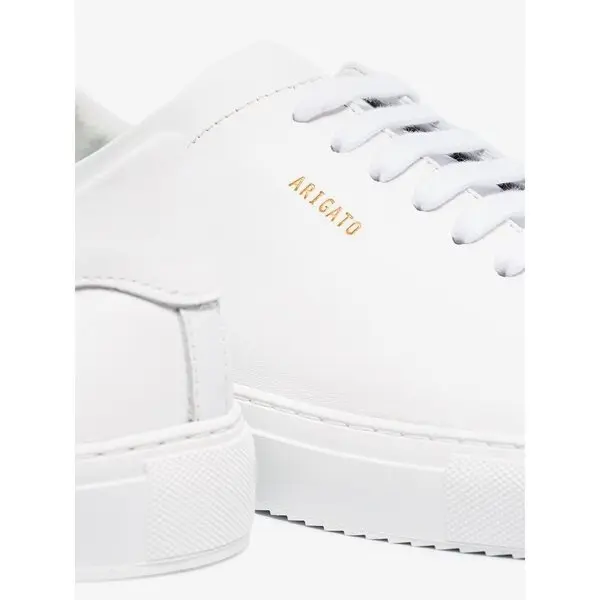 Axel Arigato Round Toe Lace-up Sneakers - White