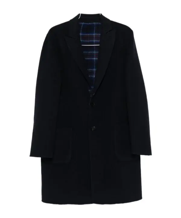 Etro Reversible Long Sleeve Coat - Black