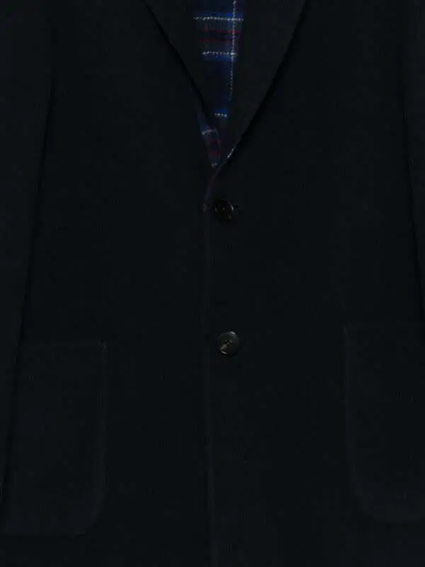 Etro Reversible Long Sleeve Coat - Black